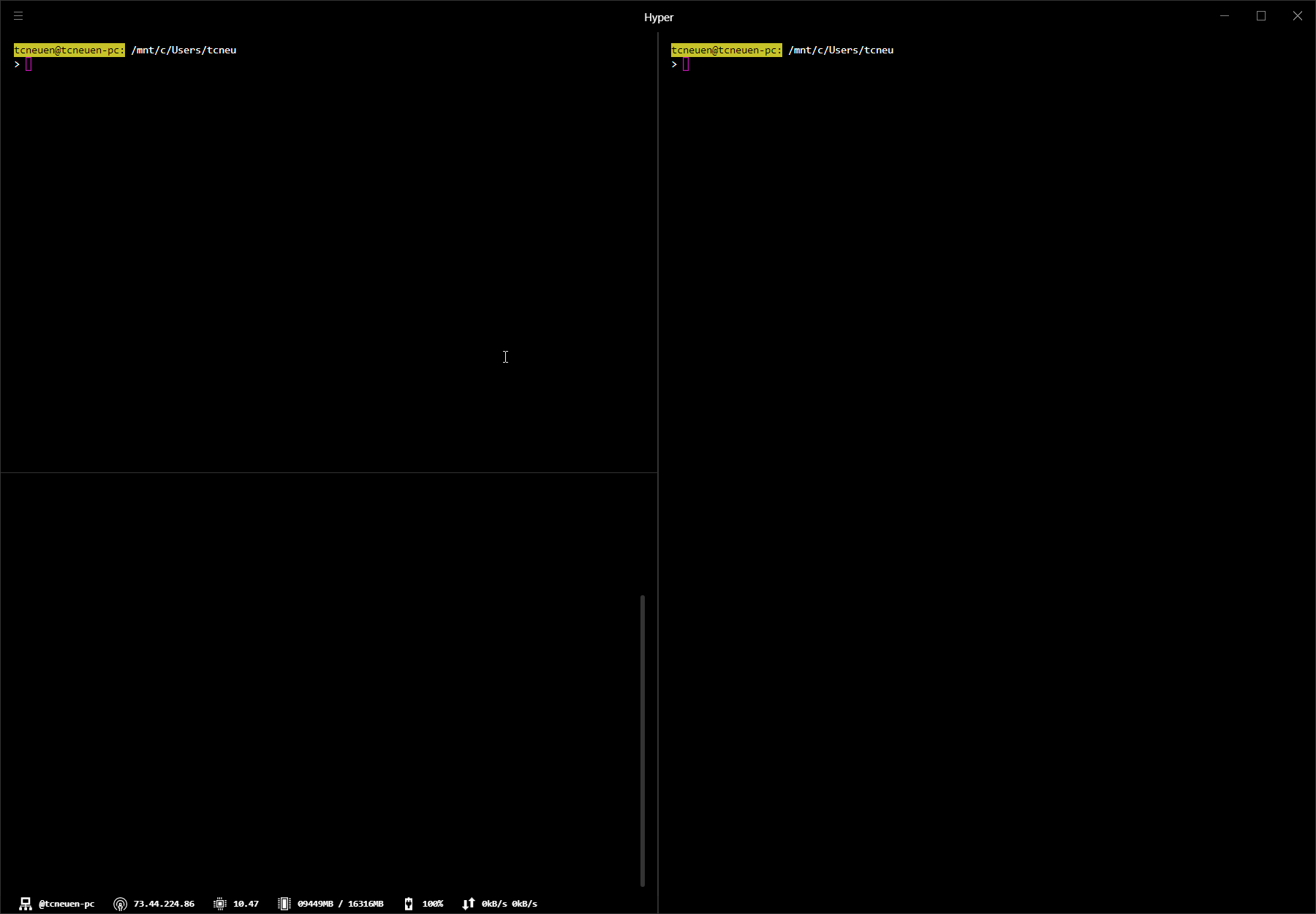 Prompt doesn't appear when opening new horizontal panes (and I think I know why) · Issue #3258 ...