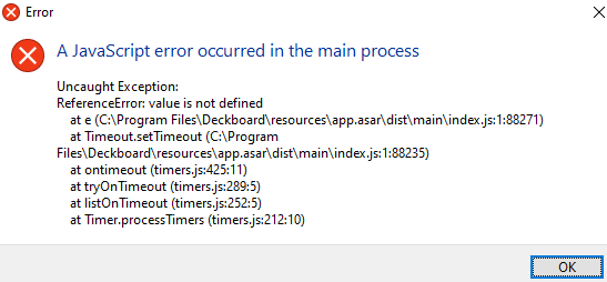 Delay Issue / Javascript error message · Issue #336 · rivafarabi/deckboard · GitHub
