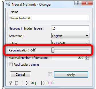 FR: Neural Network without Regularization · Issue #5818 · biolab/orange3 · GitHub