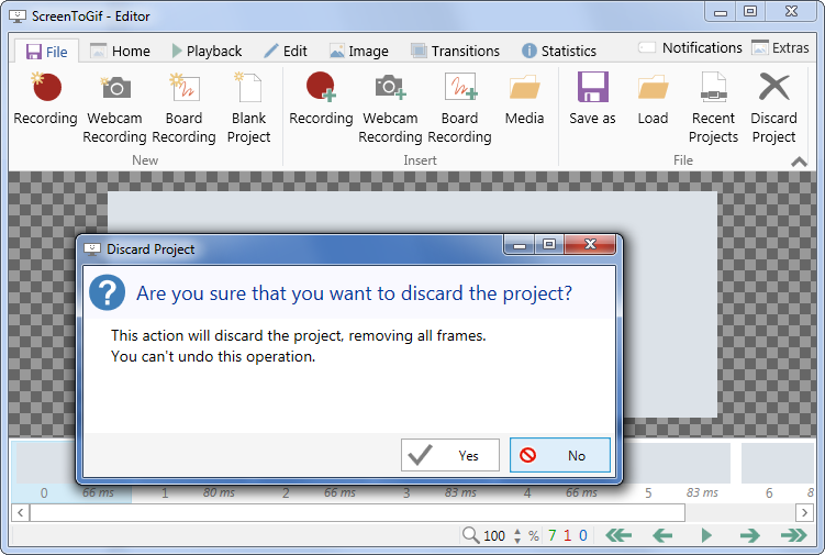 BUG: Discard Project prompts even when turned off · Issue #381 ...