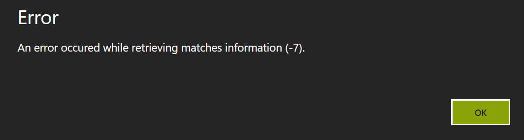 Error -7 when downloading MM demos · Issue #525 · akiver/cs-demo-manager · GitHub
