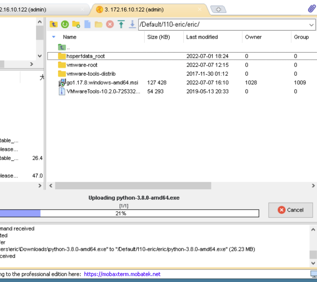 [Question] 用mobaxterm软件 sftp连接堡垒机，不能上传文件。xshell 软件、web终端能正常上传 · Issue #8545 · jumpserver ...