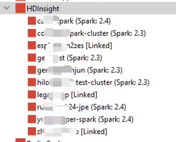 Intellij Hdinsight Clusters Are False Recognized As Reader Role Cluster If We Sign In With 