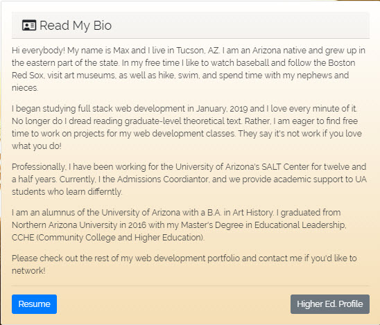 GitHub - maxjcoder/max-jackson-profile: My web development profile that ...