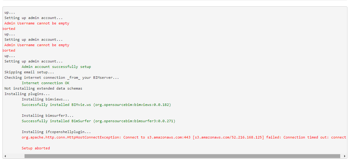 ifcopenshellplugin install failed in BIMServer 1.5.181 · Issue #1149 · opensourceBIM/BIMserver ...