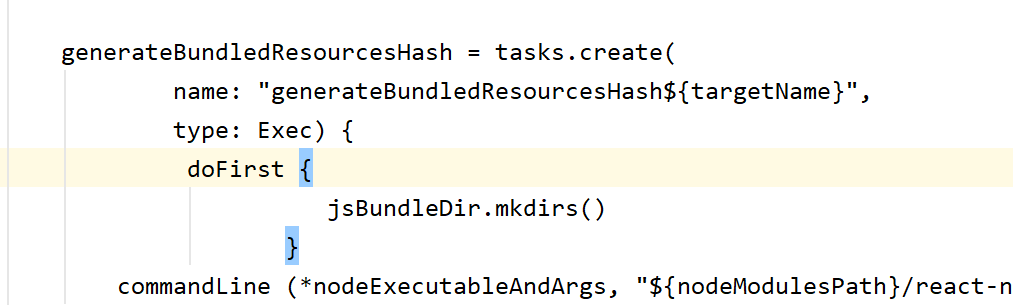 Could not determine the dependencies of task ':app:generateBundledResourcesHashOnlineBetaRelease ...