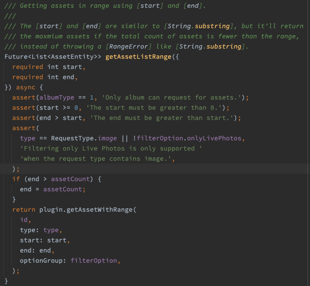 [BUG] Functions getAssetListRange and getAssetListPaged returning ...