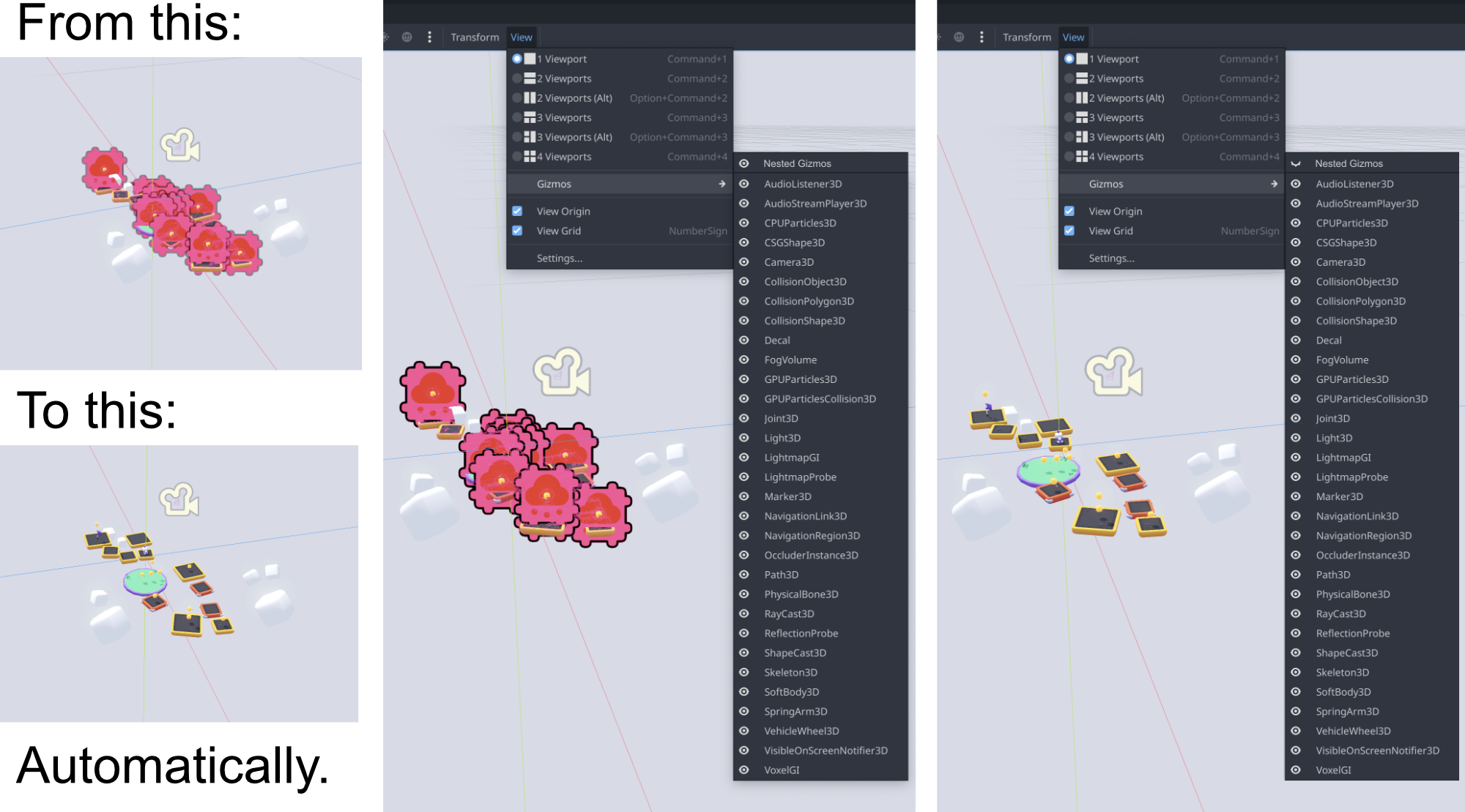 Add an option to hide 3D gizmos part of instanced scenes · Issue #8220 ...