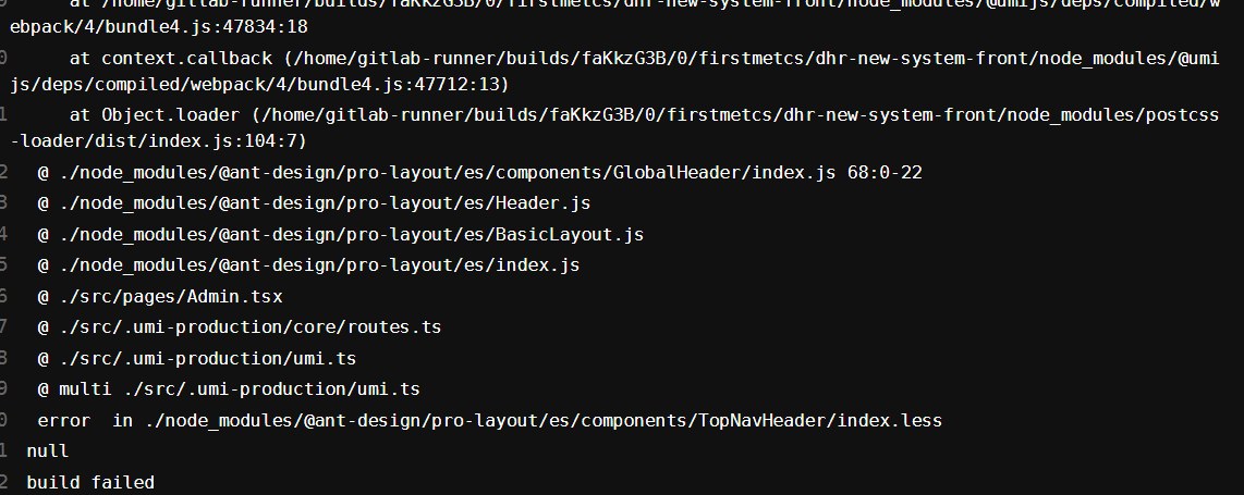 Npm V7 执行 Run Build 报错🧐 问题 · Issue 8237 · Ant Designant Design Pro · Github 