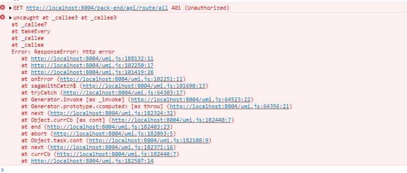 🐛[BUG] request 401不走errorHandler · Issue #8386 · ant-design/ant-design-pro · GitHub