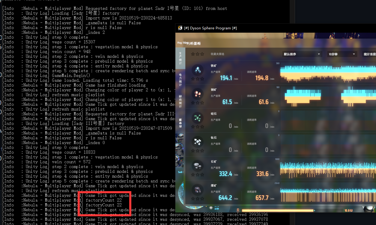 Opening statistics window (press P) in client could raise an exception · Issue #297 ...