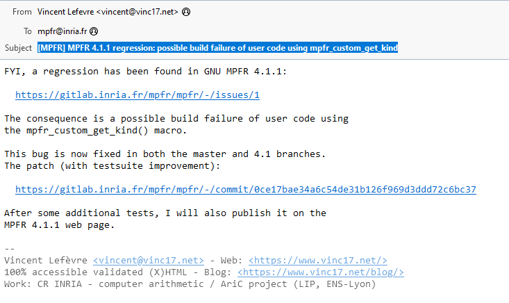 Compatibility issue with mpfr 4.1.1 · Issue #7064 · CGAL/cgal · GitHub
