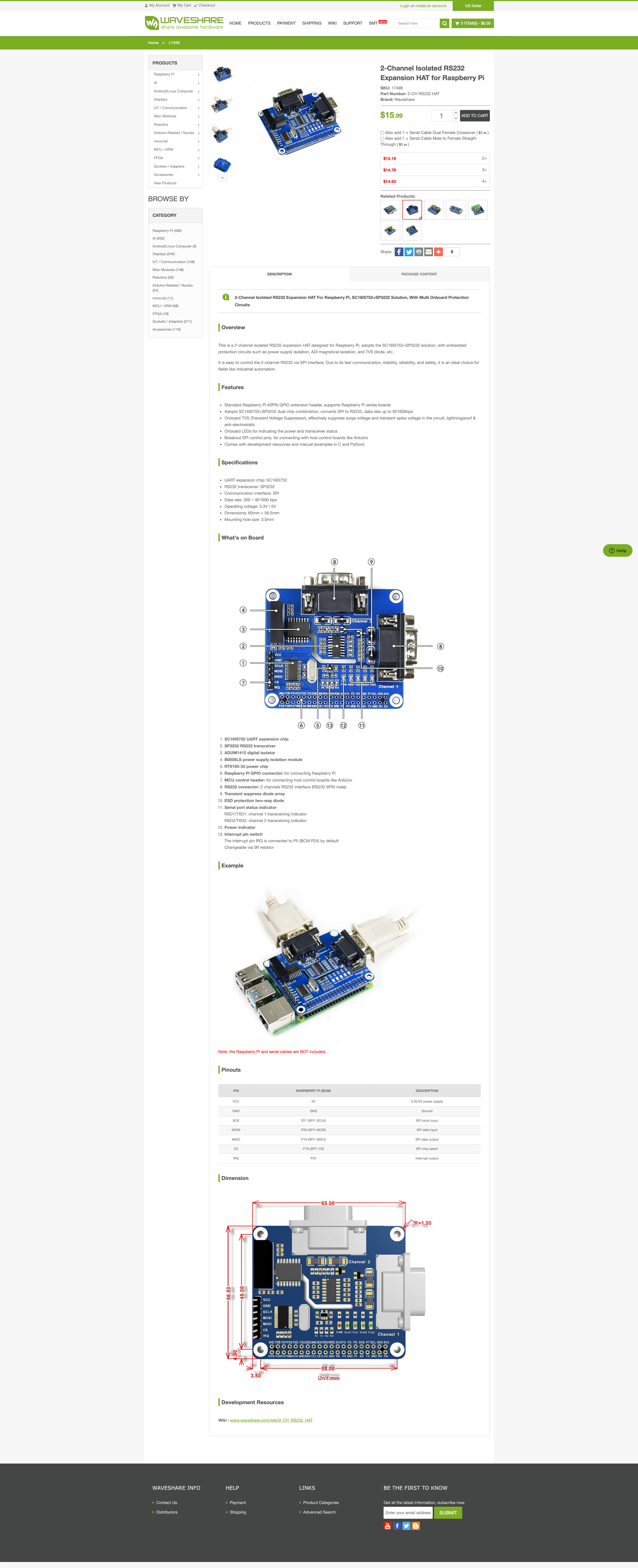 GitHub - shin-sforzando/2ch-RS232C-HAT: Python Codes for Waveshare 2-CH-RS232-HAT on Rasberry Pi