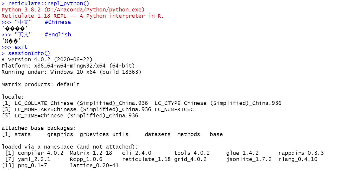 reticulate_1.18 run Chinese character string garbled · Issue #985 · rstudio/reticulate · GitHub