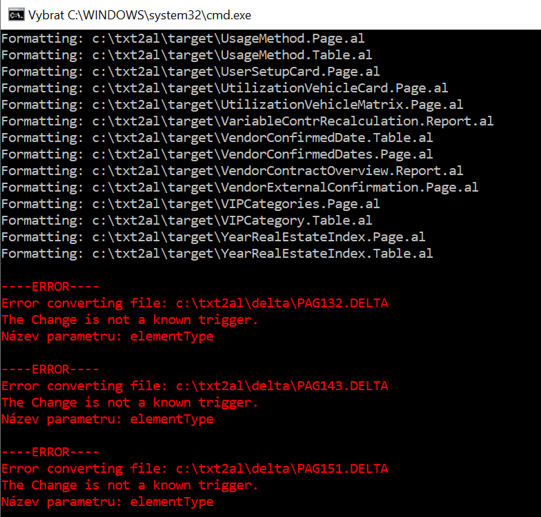 Txt2Al: The Change is not a known trigger · Issue #5598 · microsoft/AL · GitHub