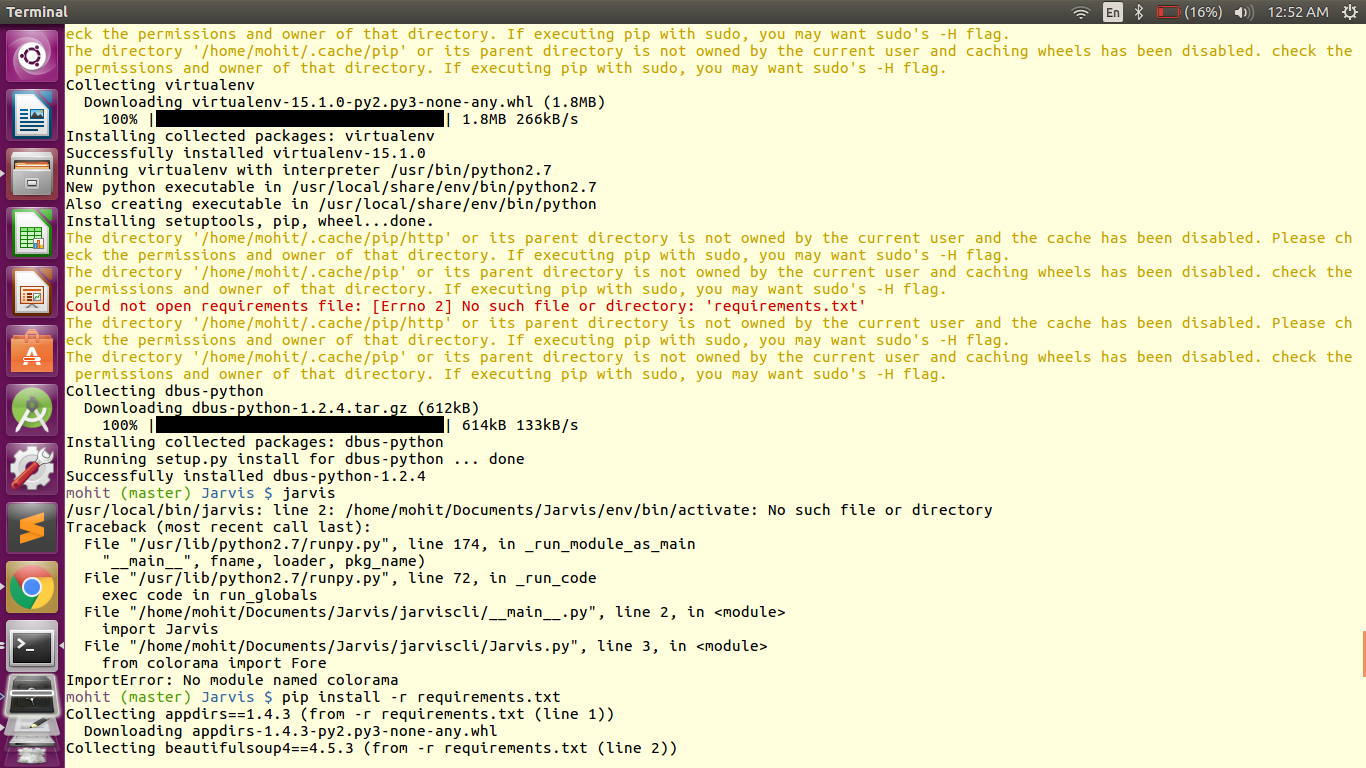 Unable to load Jarvis. On running "jarvis" command. · Issue #201 ...