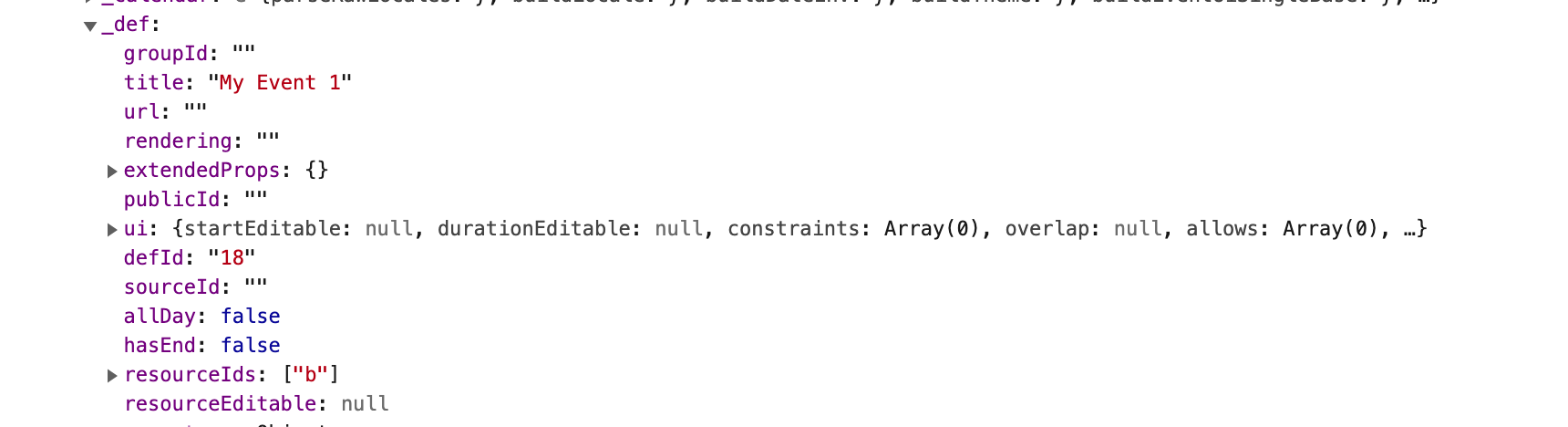 Resource is not reflecting in event when dropped on resourceTimeGrid ...