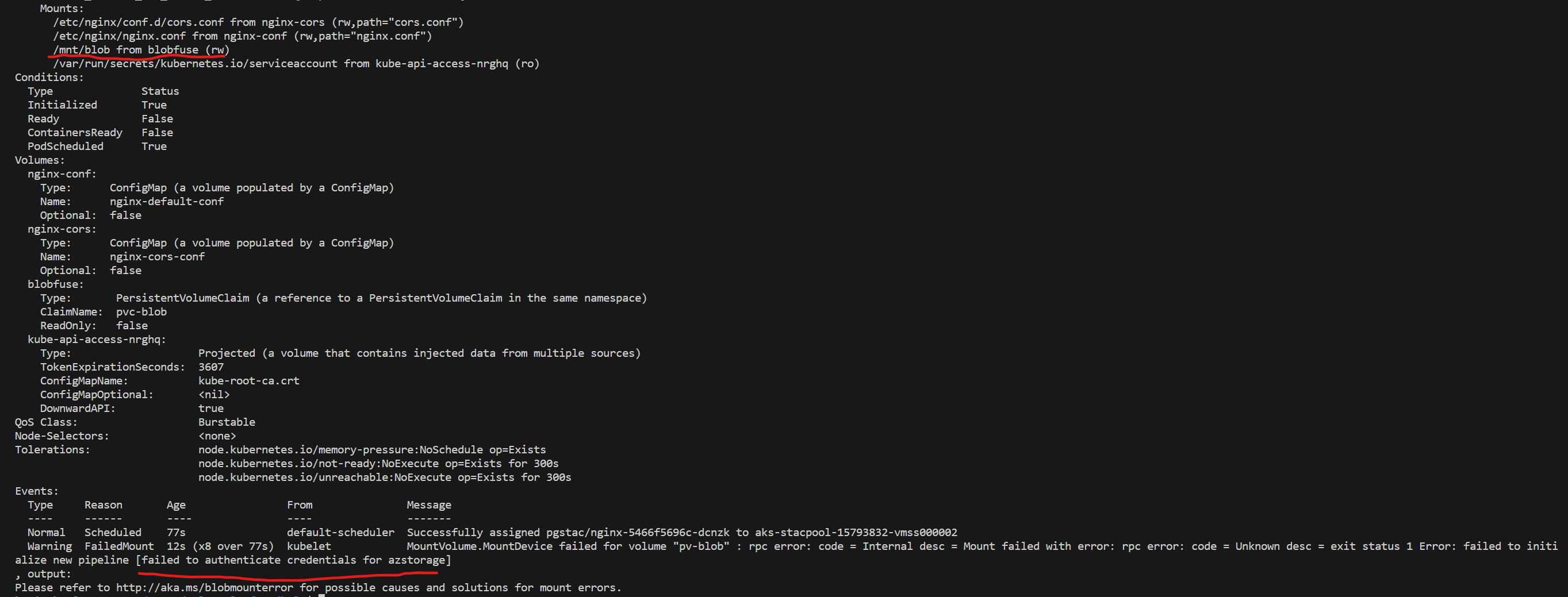 "failed to authenticate credentials for azstorage" using SPN auth type. · Issue #1167 · Azure ...