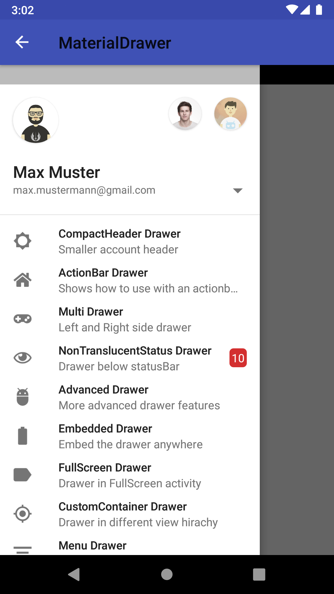 Status Bar Color Is Set Below The Toolbar When Placing The Drawer Under The Toolbar · Issue