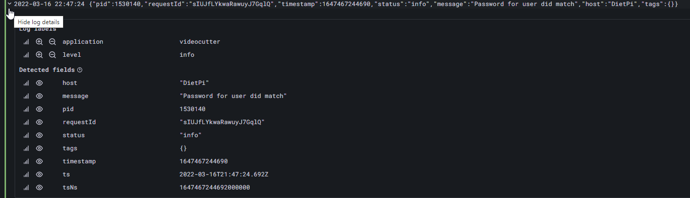 How to properly create log messages? · Issue #2 · Julien-R44/pino-loki · GitHub