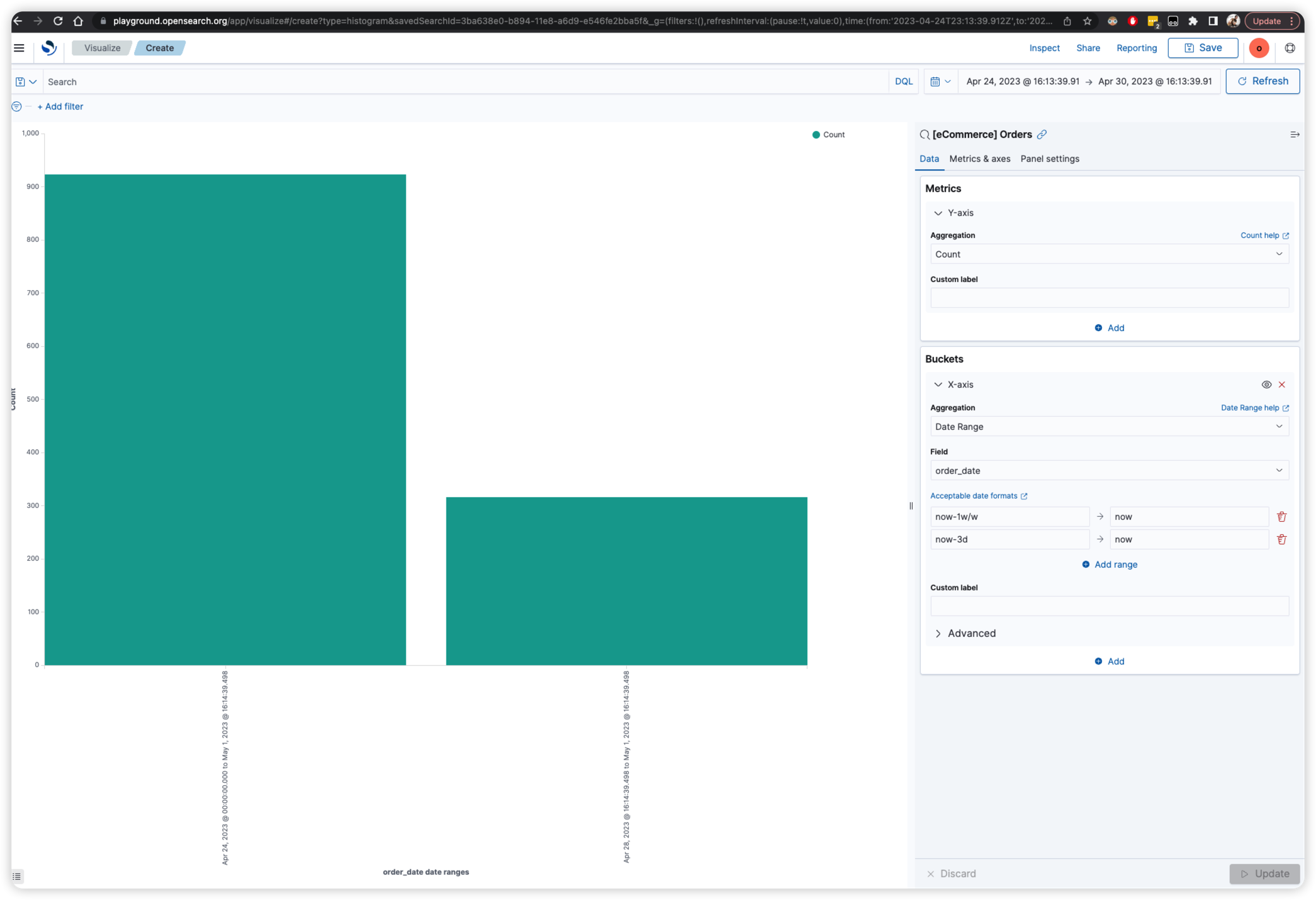 Date histogram on date_range fields · Issue #3951 · opensearch-project/OpenSearch-Dashboards ...