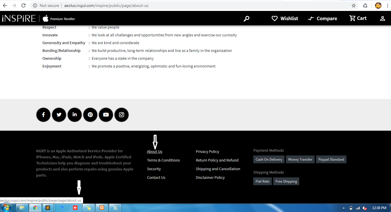 Quick Links broken · Issue #1522 · bagisto/bagisto · GitHub