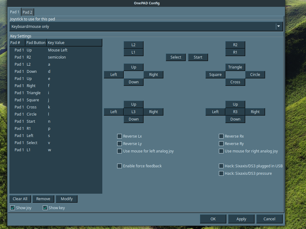 gamepad not recognized on linux onepad "keyboard/mouse only" but jstest ...
