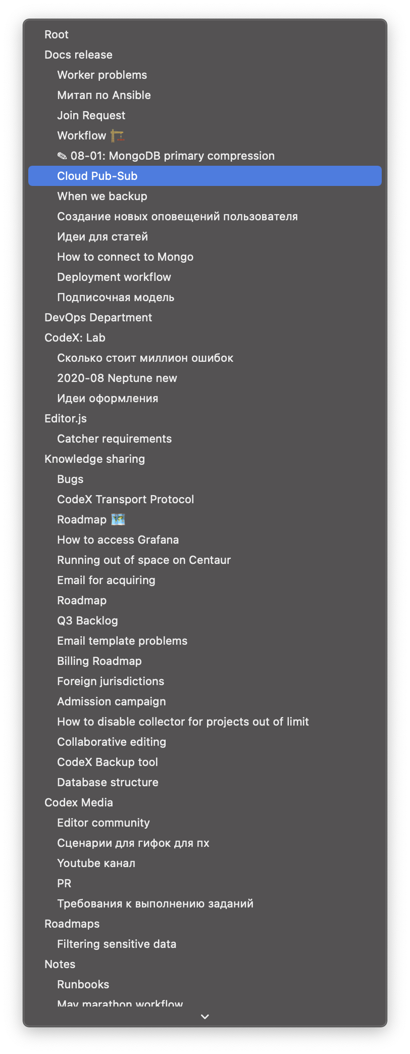 Fix sorting in dropdown with articles on article edit page · Issue #164 · codex-team/codex.docs ...