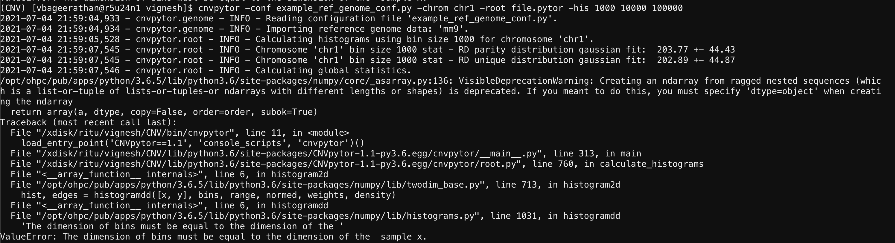 CNVPytor not able to detect custom reference Genome · Issue #44 ...