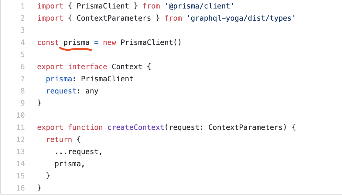 Error: Could not find Prisma Client JS in context (ctx.prisma) · Issue #587 · graphql-nexus ...