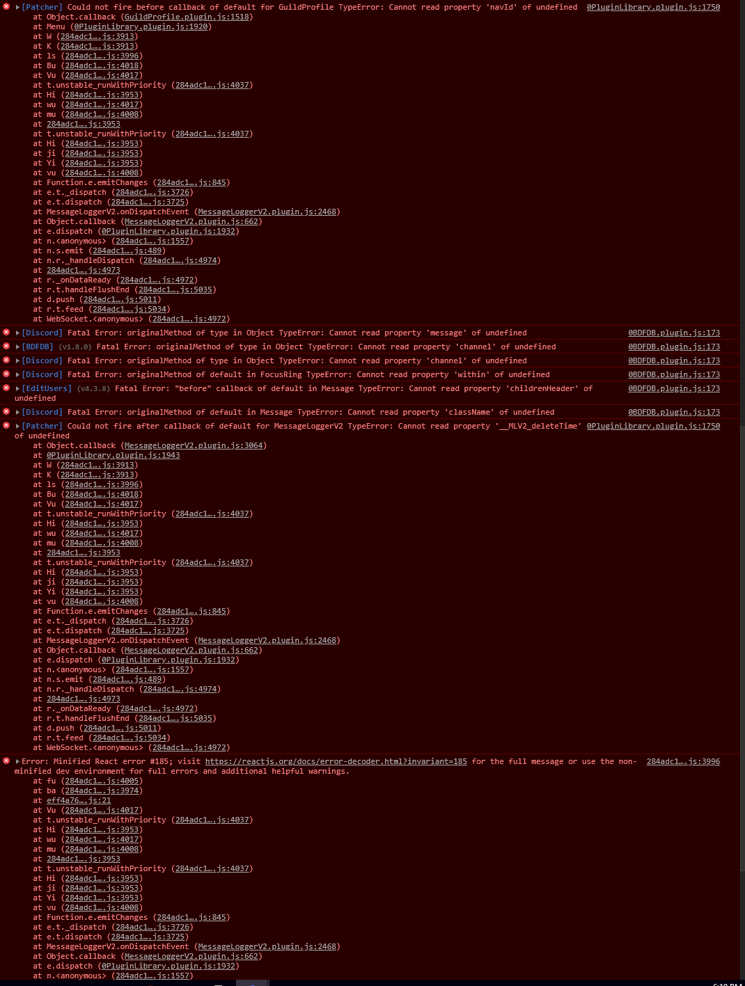 [BUG] - CopyRawMessage · Issue #1051 · mwittrien/BetterDiscordAddons · GitHub