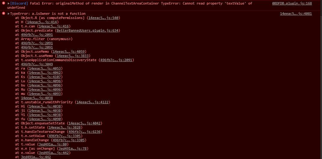 [BUG] - BDFDB · Issue #1069 · mwittrien/BetterDiscordAddons · GitHub