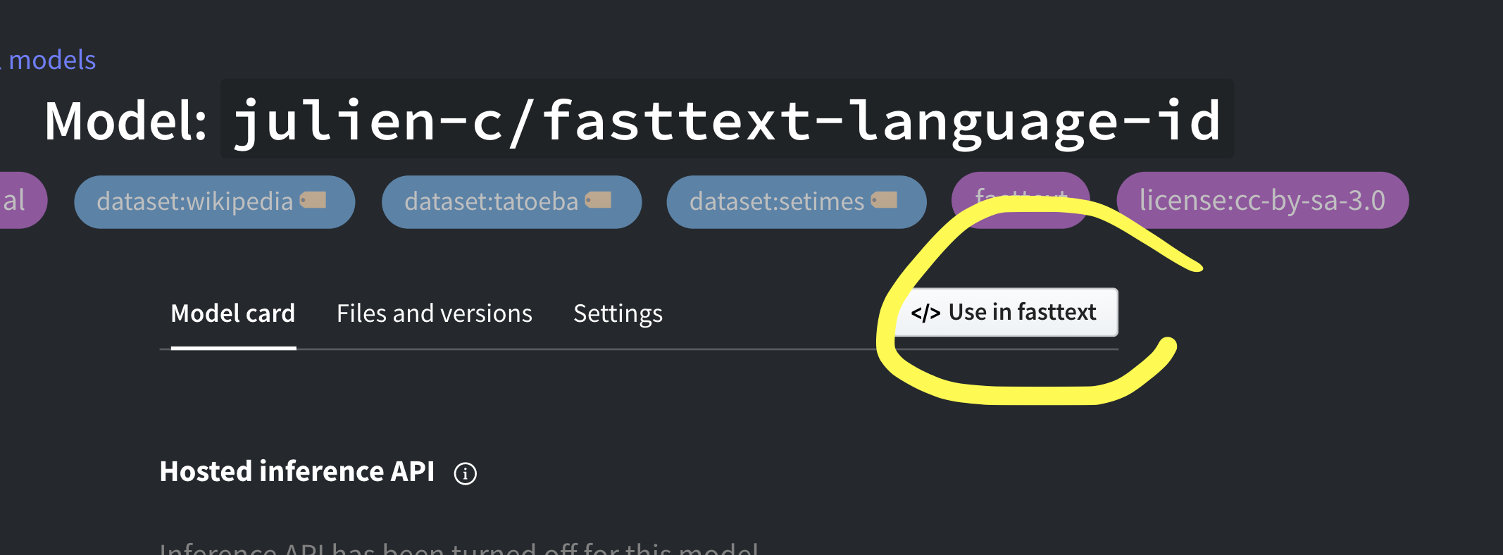 config.json not found when loading fasttext-language-id model · Issue #9510 · huggingface ...