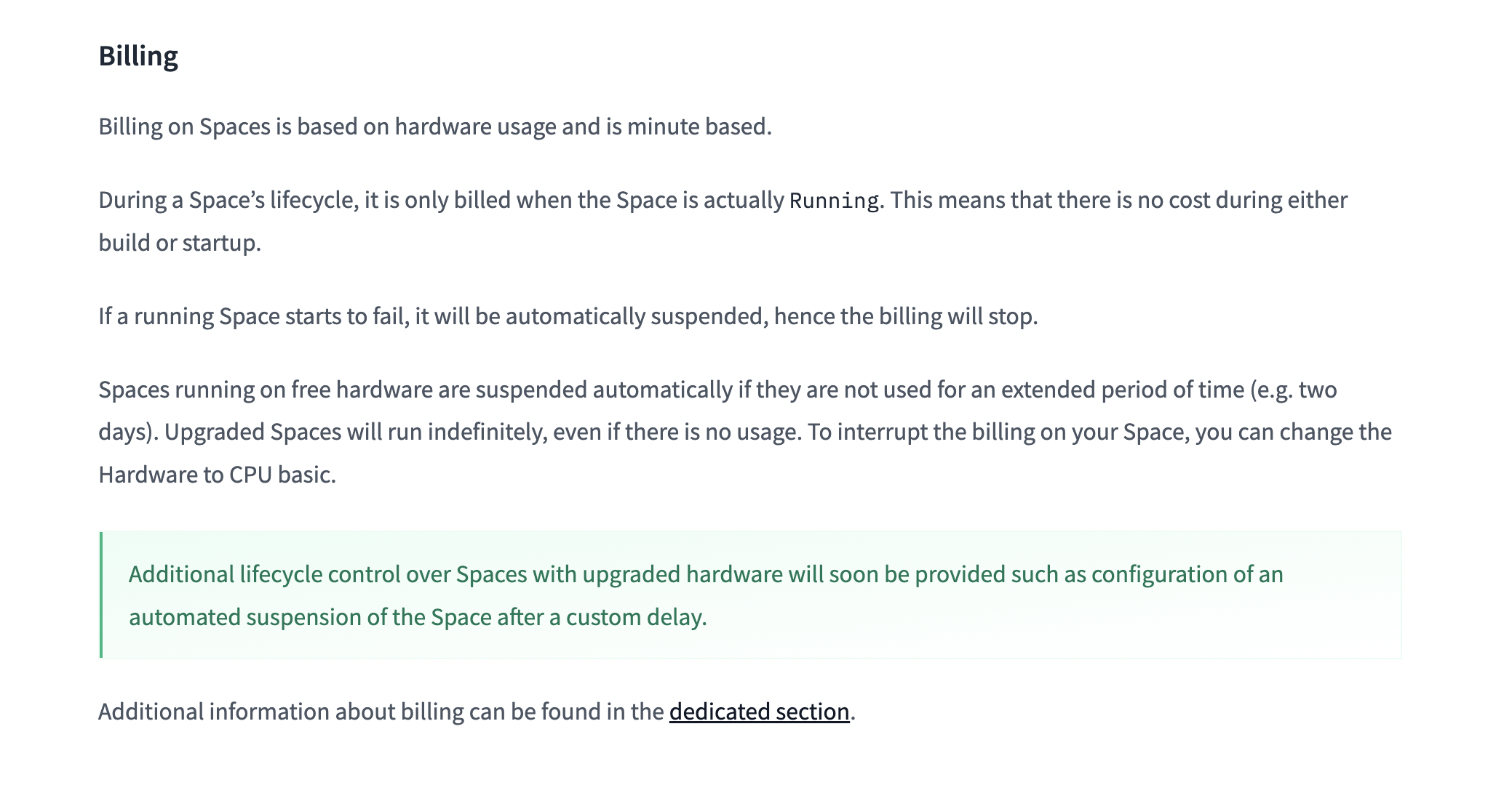 Improve Documentation About Spaces Upgrades Pricing · Issue 523 · Huggingface Hub Docs · Github