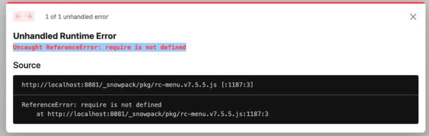 🐛 Bughow To Use Nodemodules That Include Commonjs? · Issue 3614 · Fredkschottsnowpack · Github