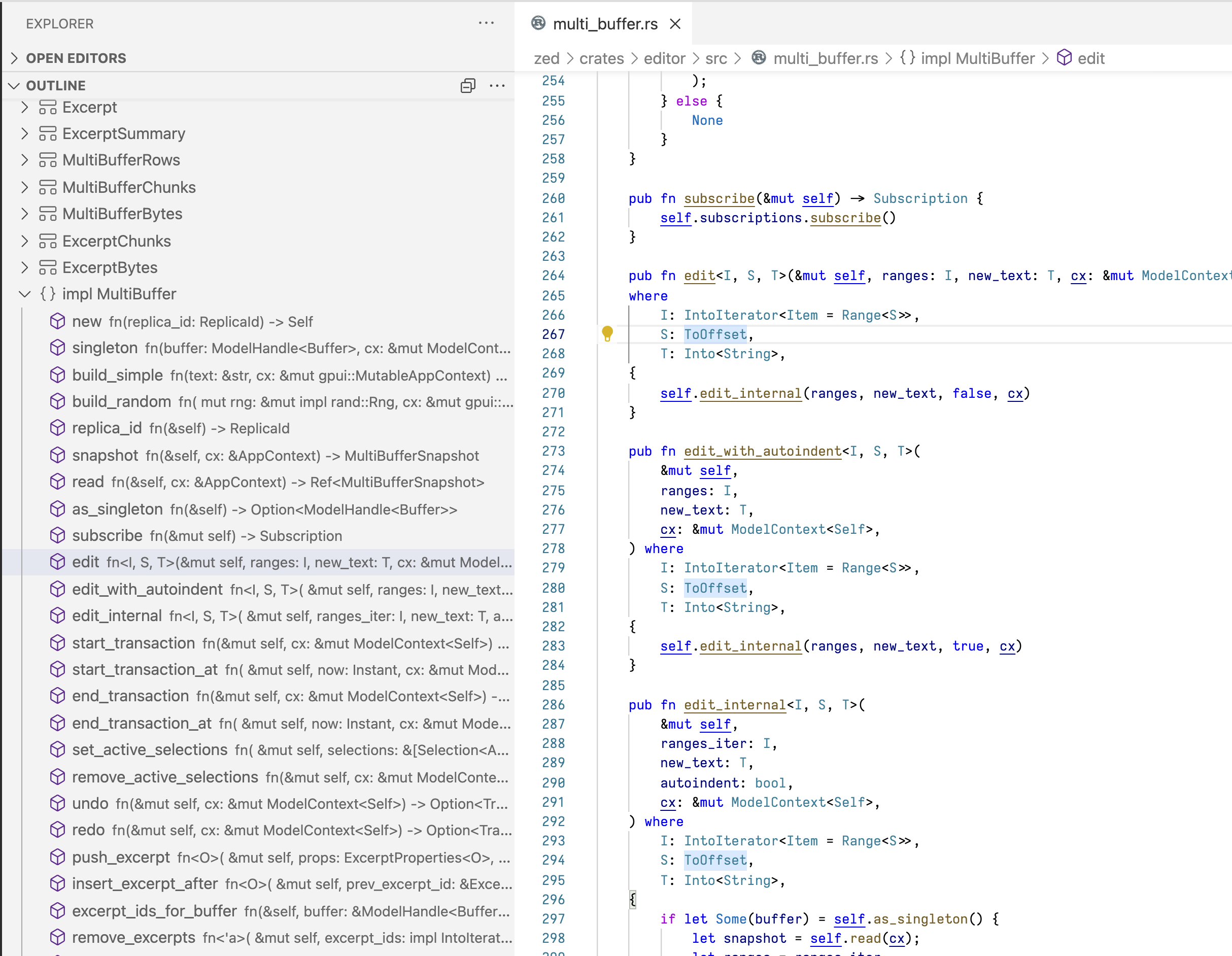 Design: Symbolic navigation within buffer · Issue #299 · zed-industries ...