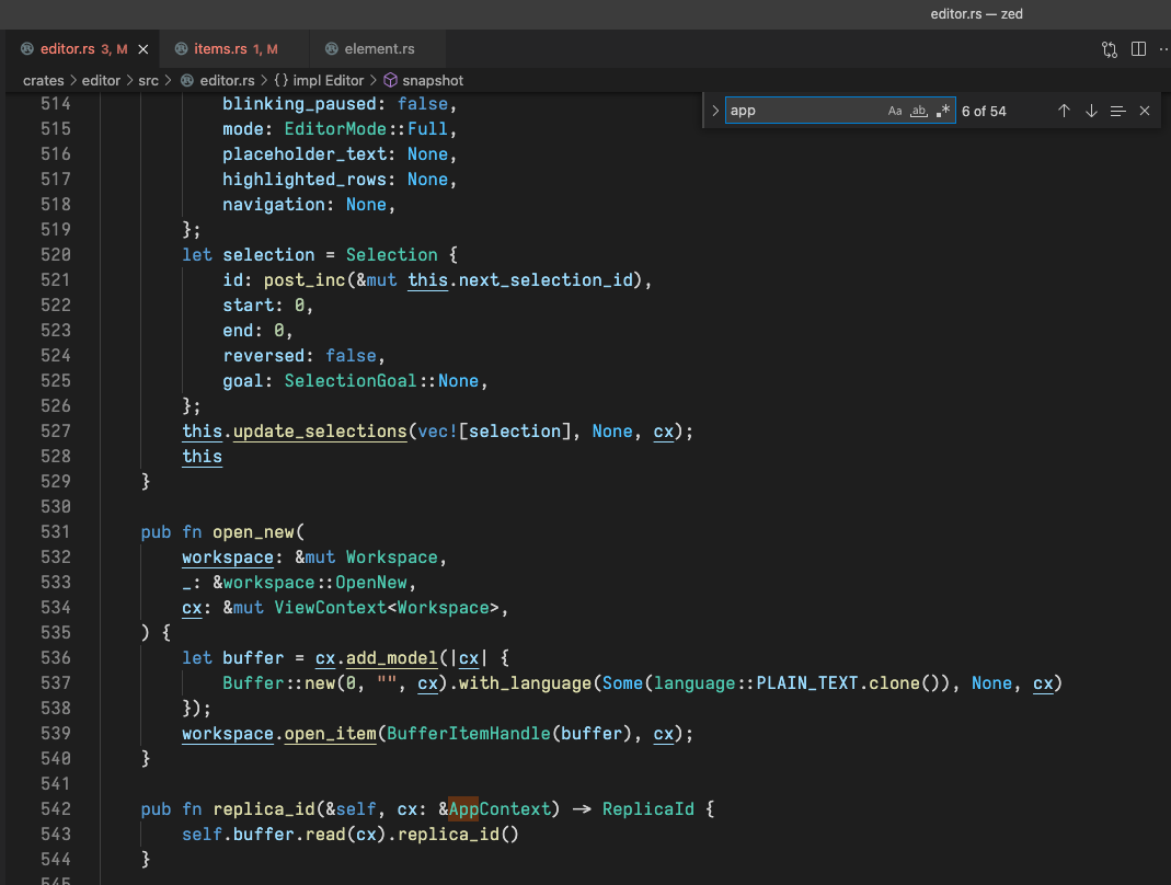 Design Find In Buffer · Issue 350 · Zed Industrieszed · Github 