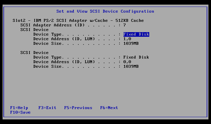 [BUG] PS/2 Model 80 fails to boot properly if the IBM PS/2 SCSI adapter ...