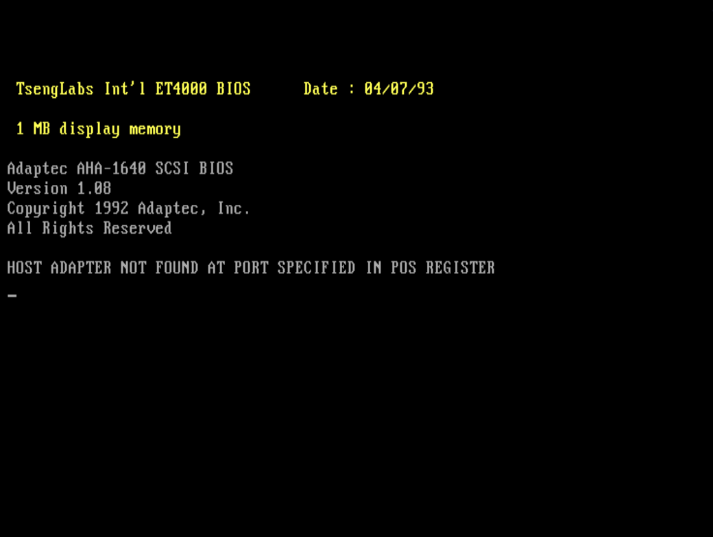 [SUGGESTION] Make MCA-based SCSI and network cards configurable · Issue ...