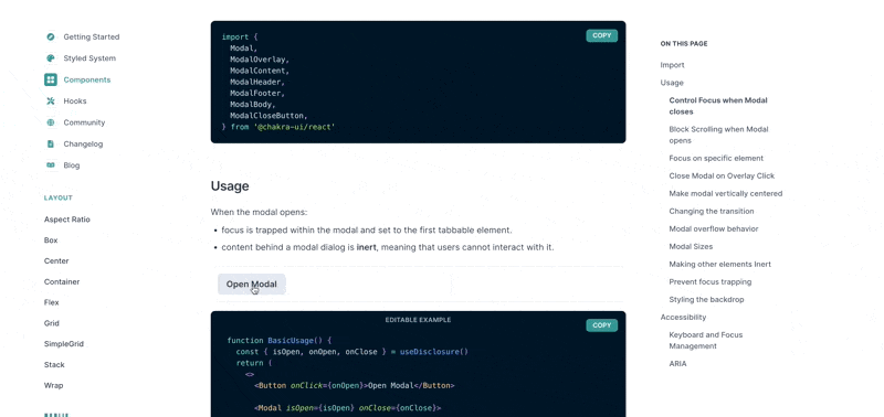 Modal Lag / Stutter with ModalOverlay · Issue #6699 · chakra-ui/chakra ...