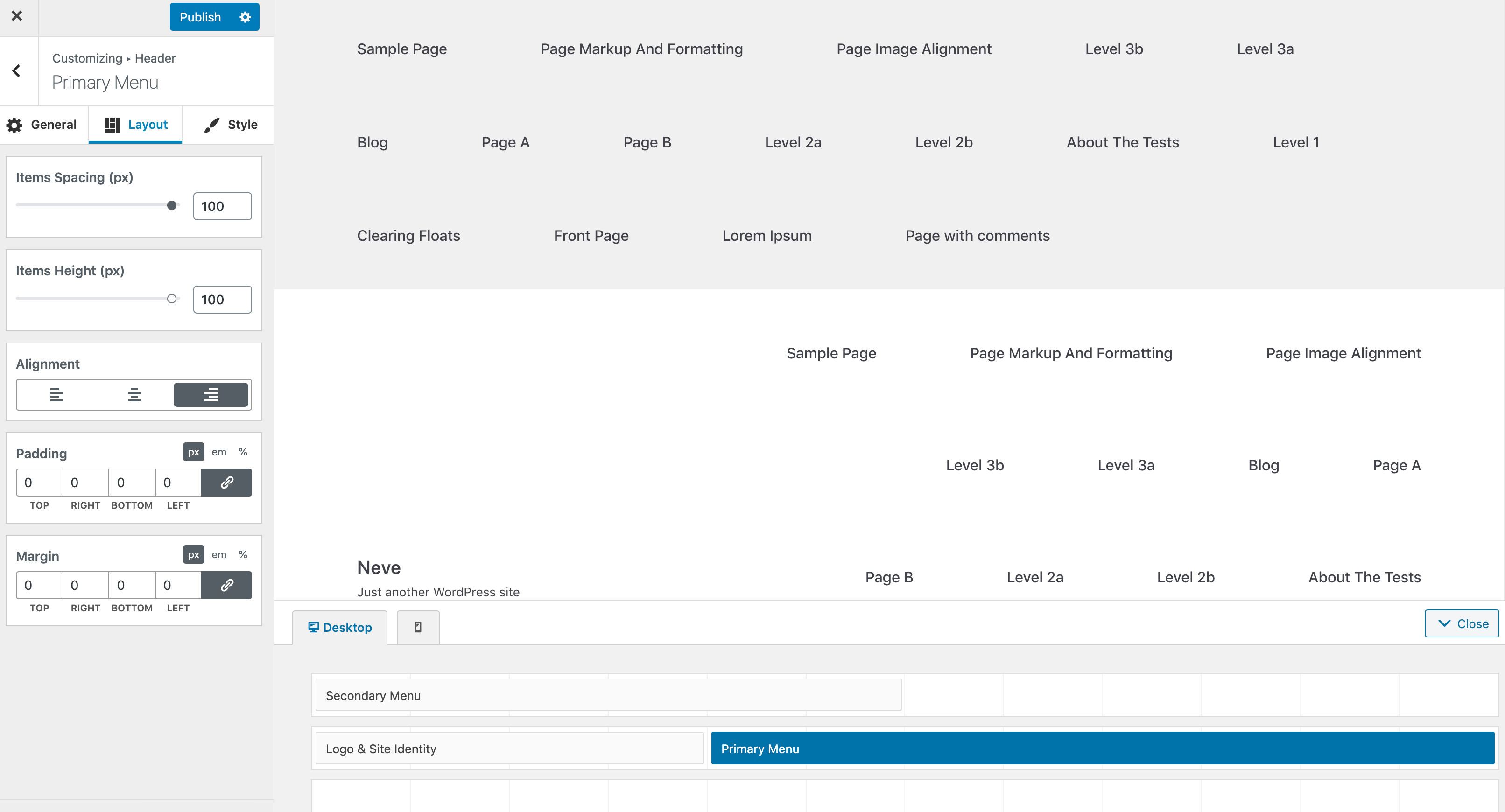 size control for menu components · Issue #1322 · Codeinwp/neve · GitHub