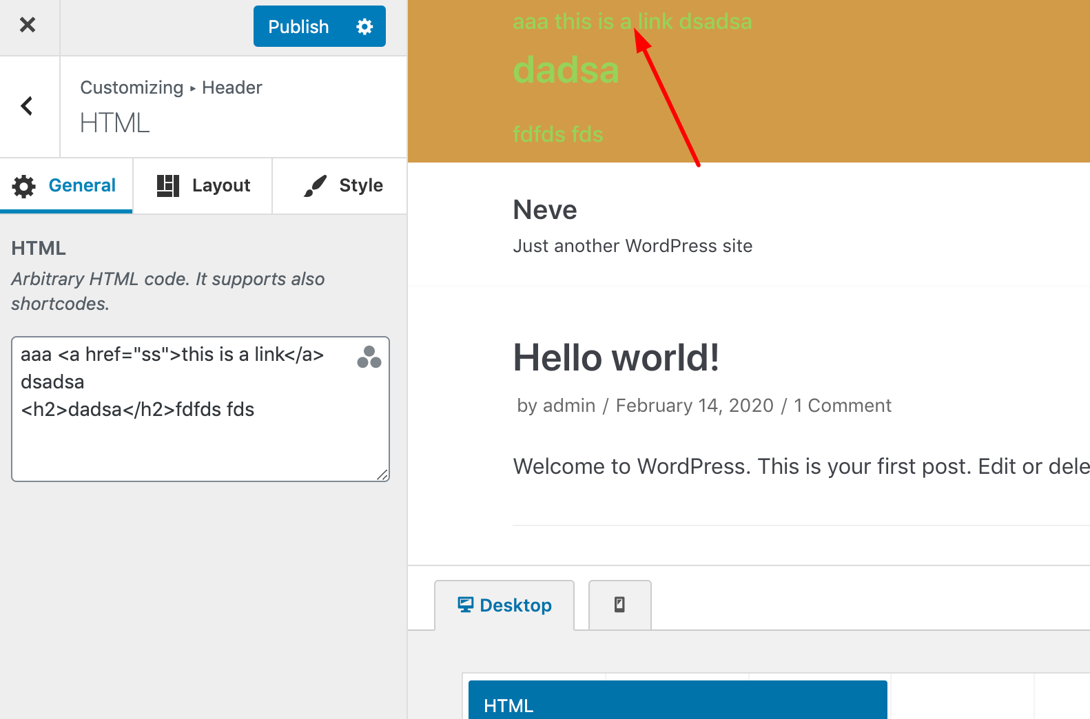 color options for the html component · Issue #1317 · Codeinwp/neve · GitHub