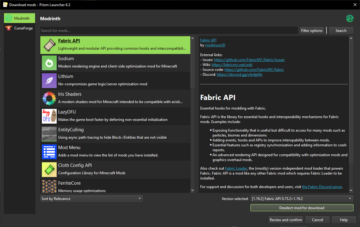 Allow scrolling mods list during "Download Mods", or, indicate when a ...