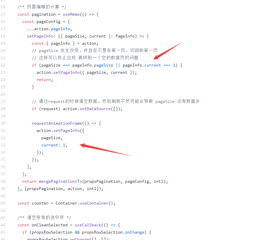 🐛[BUG] protable的onChange注入参数与pageInfo不一致 · Issue #2595 · ant-design/pro-components · GitHub