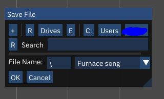 Default file import dialog size renders the file manager invisible ...