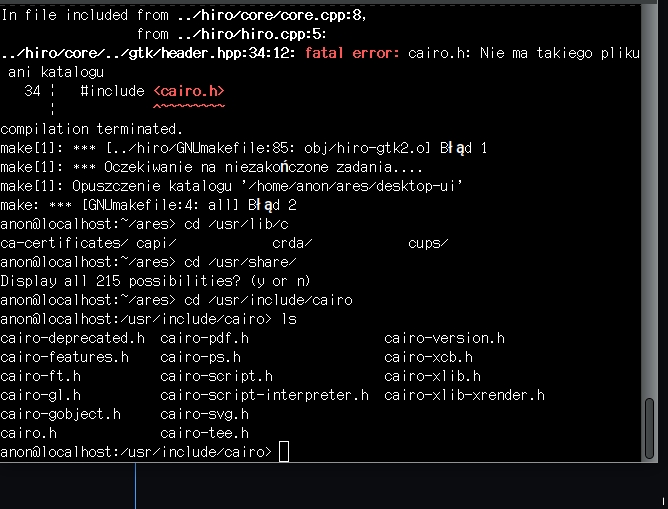 Unable to build on OpenSUSE Tumbleweed · Issue #825 · ares-emulator/ares · GitHub