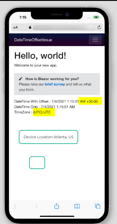 DateTimeOffset incorrect values on Mobile Browser · Issue #55183 · dotnet/runtime · GitHub