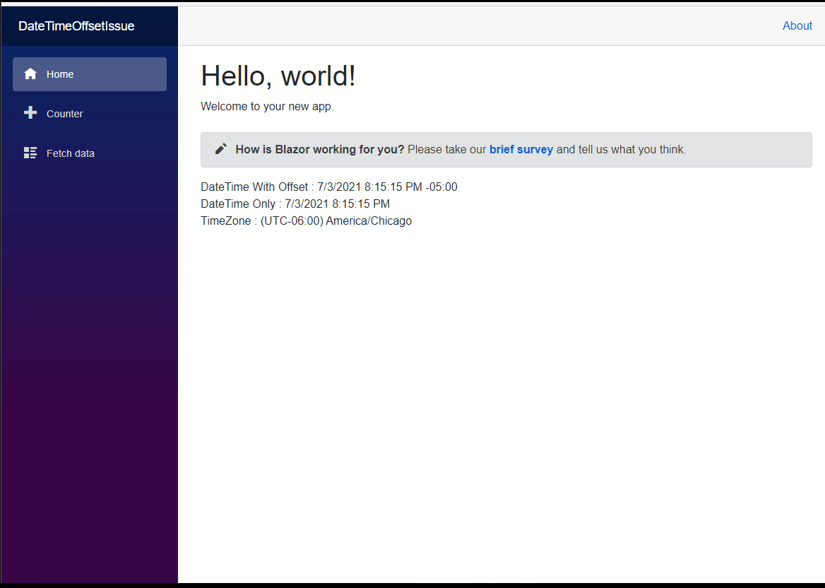 DateTimeOffset Incorrect Values On Mobile Browser Issue 55183 