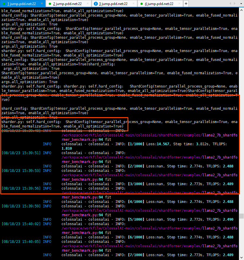 [BUG]: shardformer ShardConfig里的开关不起作用 · Issue #4474 · hpcaitech/ColossalAI · GitHub