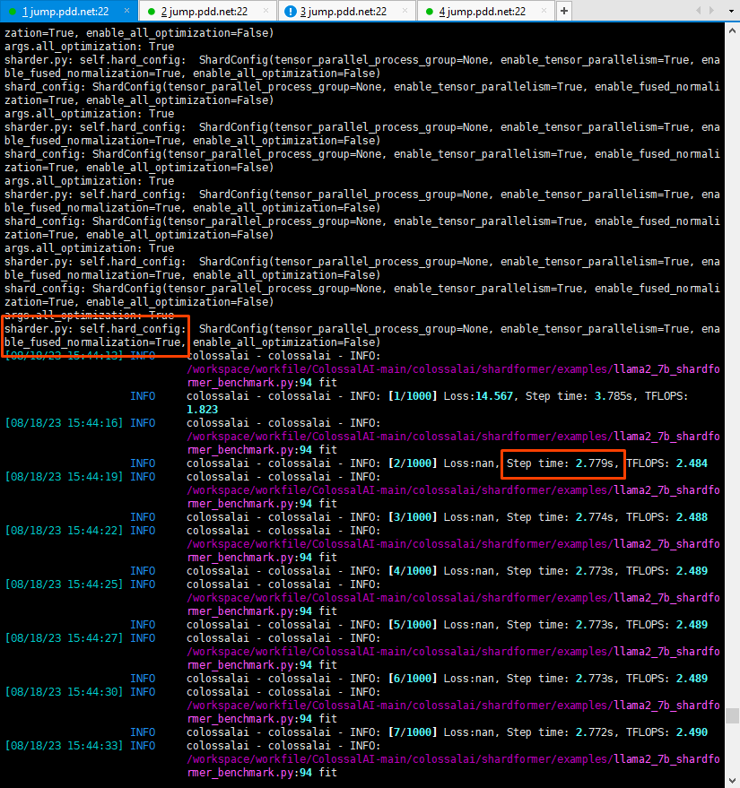 [BUG]: shardformer ShardConfig里的开关不起作用 · Issue #4474 · hpcaitech/ColossalAI · GitHub